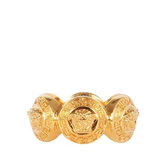 Versace Femme, Accessoires, Jaune, Taille: 48 MM Anneau