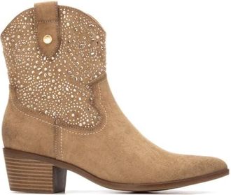 Xti Bottes de cowboy Femme Beige - Chaussures confortables et polyvalentes - Mode décontractée - Modèle 14430903 (Taille41)