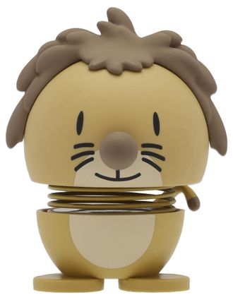 Hoptimist Soft Löwe, Wackelfigur Skandinavisch, Wohnzimmer & Schreibtisch Deko, Büro Gadget, Tolle Kleine Geschenke, 4,5 x 5,8 x 7,6 cm, Small, Orange