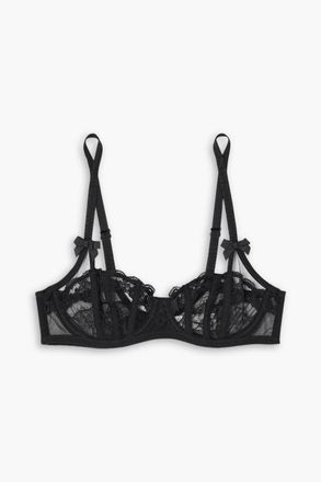 Agent Provocateur Mariann Balconette-Soft-BH aus T&uuml;ll und Spitze mit B&uuml;gel - Schwarz - 32 DD