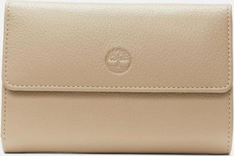 Timberland Lederbrieftasche mit Druckknopfüberschlag Beige, Beige