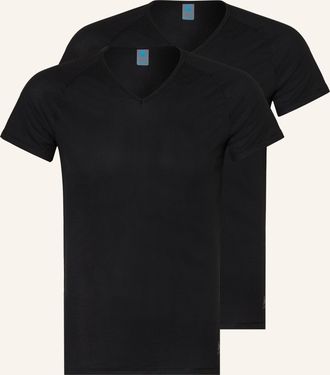 Odlo 2er-Pack Funktionsw&auml;sche-Shirts Active Light schwarz