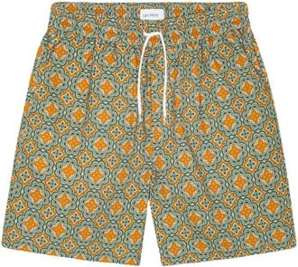 Les Deux Homme, Maillots de bain, Vert, Taille: XL Harry Arabesque AOP Shorts
