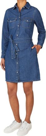 Pepe Jeans London Damen Normales Jeanskleid Kleid, Blau (Denim-hx6), XS
