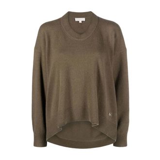 Michael Kors Femme, Pulls, Vert, Taille: 36 FR Pull oversize en laine et cachemire