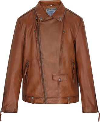 Dreimaster Dreimaster Jacke M&auml;nner Cognac