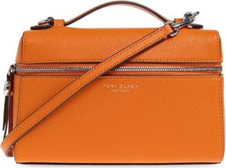 Tory Burch Femme, Sacs, Orange, Taille: ONE Size Slim Romy Top Handle
