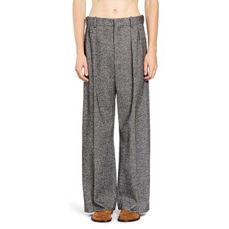 Loewe Wide Leg Twill Trousers