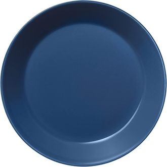 iittala Teema Teller aus Porzellan in der Farbe Vintage Blau mit einem Durchmesser von 17 cm, Maße: 17,5cm x 17,5cm x 2,6cm, 1059146