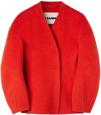 Jil Sander Klassische Jacke - Rot