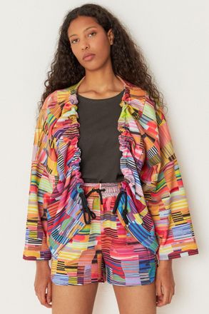 SKFK Damen vegan Sweatshirt Enara Mehrfarbig