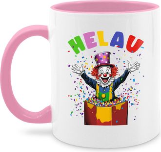 Shirtracer Tasse Tassen 325ml - & - Helau Clown Kost&uuml;m Karneval I Fasching Clown lustig I Clownkost&uuml;me Fastnacht Clowns Kost&uuml;m I Clownskost&uuml;m Fasnacht - 325 ml -