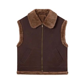 MC2 Saint Barth Gilet Hesketh - - Jackets - Damen - Braun - M