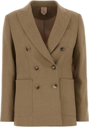Max Mara Femme, Vestes, Brun, Taille: 38 FR Gel Blazer