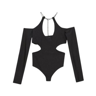 Patrizia Pepe Femme, Tops, Noir, Taille: 36 FR Body
