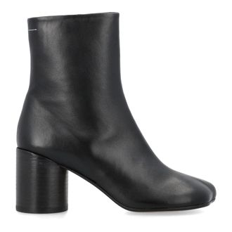 Maison Margiela Schwarzer Geschlossener Kn&ouml;chelstiefel Aw25 - - Shoes - Damen - Schwarzk - 37 EU