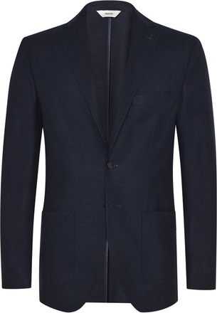 Paoloni Einreiher-Sakko aus Schurwolle mit fallendem Revers in