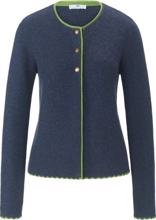 Peter Hahn Strickjacke Peter Hahn blau