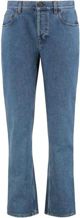 Burberry Femme, Jeans, Bleu, Taille: W28 Jean &Eacute;vas&eacute; Taille Haute