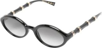 Gucci GG2059S Oval Frame Sunglasses - Black