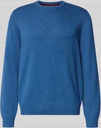 Christian Berg Strickpullover mit gerippten Abschlüssen