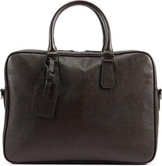 Saison 1865 Porte-documents en cuir grain&eacute;