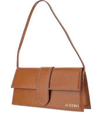 Jacquemus Hobo Bags - Structured Silk And Nylon Shoulder Bag - Gr. unisize - in Braun - f&uuml;r Damen