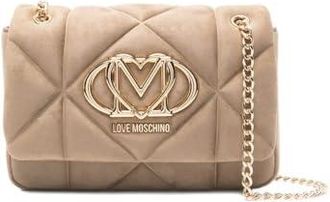Love Moschino Sac Embosed Velour PL Arena - Taille unique, Sable, Taille unique