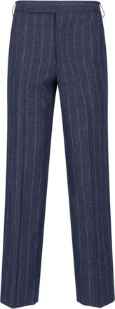 Lardini hook-fastening striped trousers - Blau
