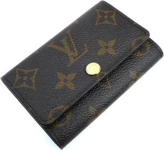 Louis Vuitton unisex, Pre-owned, Brun, Taille: ONE Size Porte-cl&eacute;s en toile Pre-owned