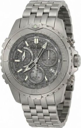 Invicta Reserve 50996 Herrenuhr - Quarzwerk - Edelstahl mit grauem Zifferblatt - 47 mm
