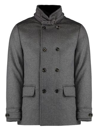 Moorer manteau à boutonnière croisée - Gris