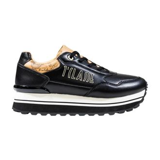 Alviero Martini 1A Classe Kartenmuster Plateau-Sneaker - - Shoes - Damen - Schwarzk - 36 EU