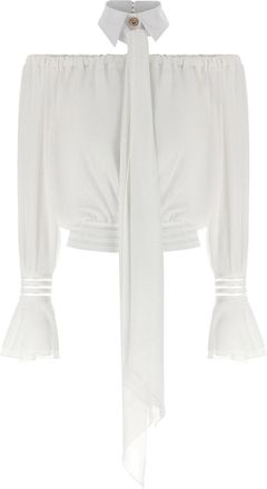 Elisabetta Franchi Blouse - Blanc