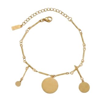 Dansk Copenhagen Bracelet Nora plaqu&eacute; or 18 carats- r&eacute;sistant &agrave; leau - Femme - Accessoires - Jaune - Taille: ONE Size