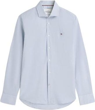 Tommy Hilfiger Chemise slim en coton organique m&eacute;lang&eacute;