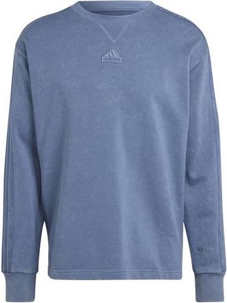 adidas Herren Kapuzensweat ALL SZN French Terry 3-Streifen Garment Wash