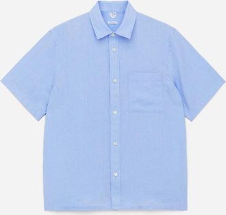 Arket Lockeres Leinenhemd -Blau