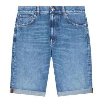 Dondup Weite Denim Bermuda Shorts Blau - - Shorts - Herren - Blau - W32