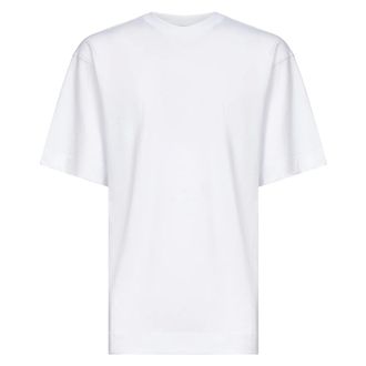 Dries Van Noten Homme, Tops, Blanc, Taille: XL T-shirt Oversized