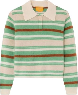 Guest In Residence Grizzly Cropped Rugby - Femme - Tops - Multicolore - Taille: 40 FR