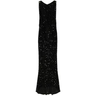 Elisabetta Franchi Pailletten-Abendkleid - - Dresses - Damen - Schwarzk - S