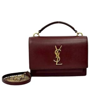 Saint Laurent Pre-owned Sunset Leather 2way Bag - - Pre-owned - Damen - Rot - ONE SIZE