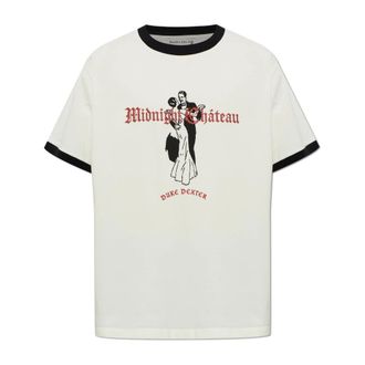 Duke + Dexter Duke + Dexter - T-shirt Midnight Ch&acirc;teau - Homme - Tops - Blanc - Taille: M