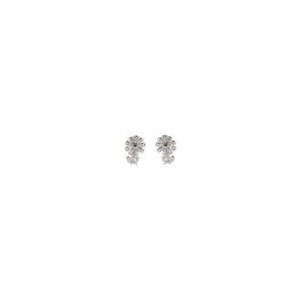 Self Portrait Womens Silver Brass Earrings