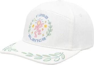Casablanca Caps & M&uuml;tzen - Casablanca A-SP26-HAT-008-01 white jersey - Gr. ONE SIZE - in Wei&szlig; - f&uuml;r Damen