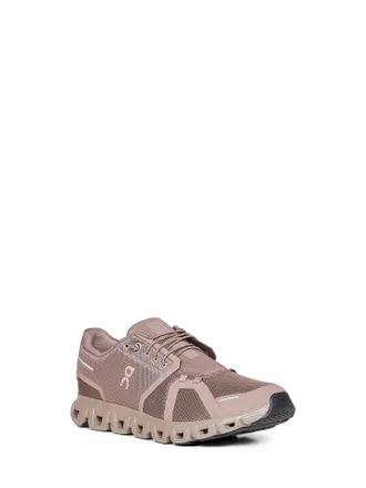 On Mens Sneakers Cloud 6 Brown Polyurethane Trainers