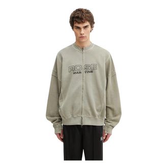 Martine Rose Zip Up Crew - - Sweatshirts & Hoodies - Herren - Beige - L