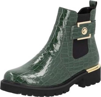Remonte Bottines Chelsea D8684 pour femme, vert, 45 EU