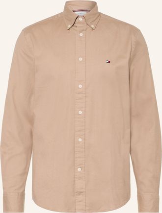 Tommy Hilfiger Flanellhemd Regular Fit beige